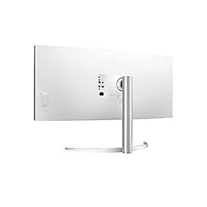 LG 40WP95C-W 40” UltraWide Curved WUHD (5120 x 2160) 5K2K Nano IPS Display, DCI-P3 98% (Typ.) with HDR10, Thunderbolt 4 with 96W PD, 3-Side Virtually Borderless Design Tilt/Height/Swivel Stand