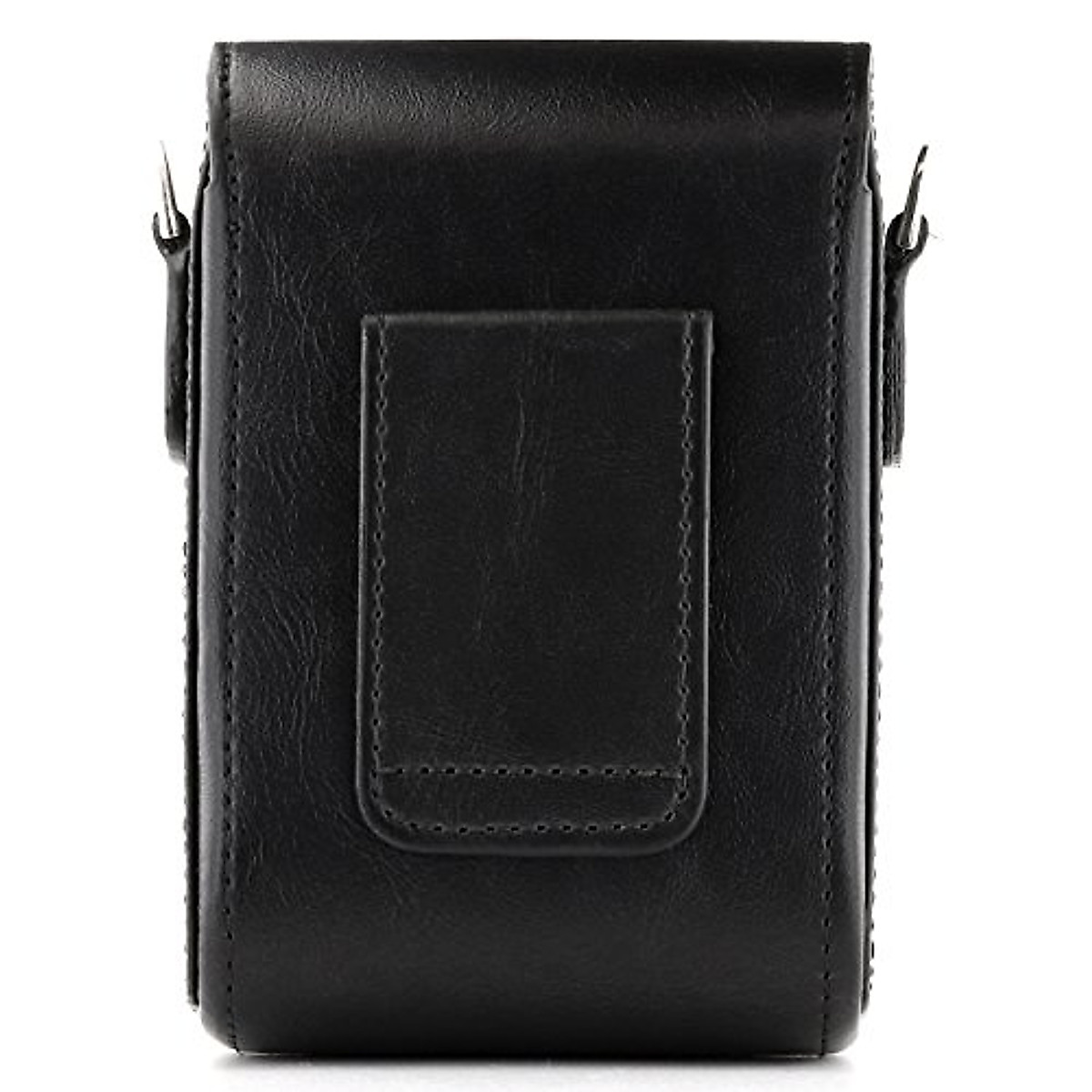 MegaGear MG1504 Canon PowerShot SX740 HS, SX730 HS Leather Camera Case with Strap - Black