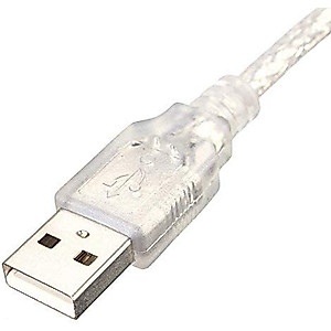 USB 2.0 Male to IEEE 1394 Mini 4Pin Male iLink Firewire DV Adapter Cord Cable Compatible with Sony DV