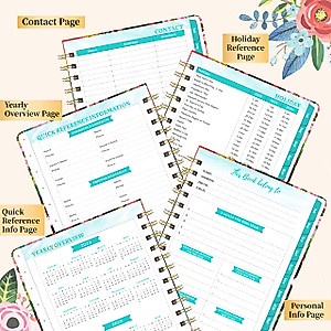 Planner 2023-2024 - July 2023 - June 2024 Weekly Monthly Planner 2023-2024, 6.4 x 8.5 Academic Planner, Calendar Planner 2023-2024 with Monthly Tabs, Hardcover, Elastic Closure