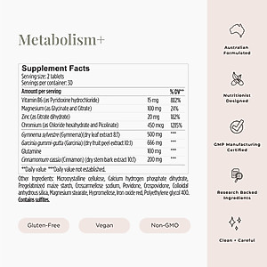 JSHealth Vitamins, Metabolism+ Formula, Healthy Natural Energy Support, Metabolism Maintenance Supplement (60 Capsules)