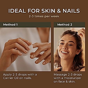 Gya Labs Pure Australian Tea Tree Oil for Skin, Face & Toenails (0.34 fl oz) - 100% Therapeutic Natural Melaleuca Essential Oil for Piercings, Scalp & Hair Growth