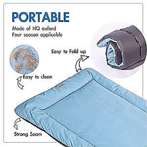 CHEERHUNTING Outdoor Dog Bed Pet Bed 40”X32”, Waterproof, Washable, Water-Resist, Large, Durable, Portable Camping Travel Pet Mat