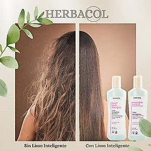 Herbacol Lisso Inteligente | Leave-in Cream | Natural Keratin Treatment | Anti-Frizz | 8.1 Fl Oz.