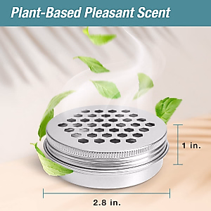 ZingZap Rodent Repellent Aroma-Can 2-Pack, Natural Mouse Repellent, Long Lasting Plant Based Mice Repeller, Safe & Non-Toxic, Under The Hood Rat Repellent & Small Animal Repellent, Sticker Included