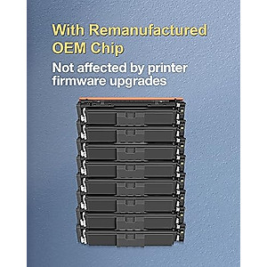 (with Chip) 069 Toner Cartridge Replacement for Canon 069 CRG069 CRG069 H CRG-069 H for imageCLASS MF753Cdw MF751Cdw LBP674Cdw Printer (BCYM 8 Pack)