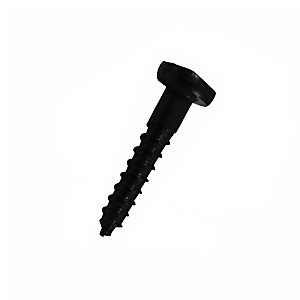 #8 Pyramid Wood Screws 3/4" H 25 Black Steel Screws For Woods Renovators Supply