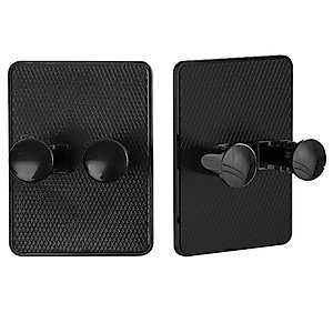 wovsrose Adhesive Razor Hooks, Black Plastic Self Adhesive Razor Holder Waterproof Shower Shaver Hooks Bathroom Kitchen Sticky Wall Hooks Heavy Duty for Razor Towel Loofah Sponge Plug - 1 Pcs