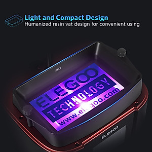 ELEGOO 2PCS Resin Tank with Lid, Metal Resin Vat for Mars 3 and Mars 3 Pro Resin 3D Printer with PFA Release Liner Pre-Installed