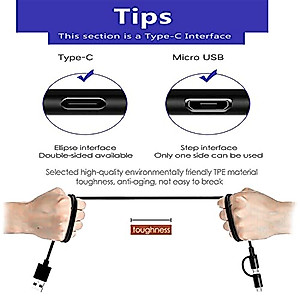 Angle 3 Ultra (4 gen) Mirco USB C Charger Cord Angle 3 Charging Cable Compatible for OontZ Angle Solo, Angle 3/Pro, Angle 3 Shower – Plus Edition,Angle 3 RainDance Bluetooth Speaker OontZ Earbuds