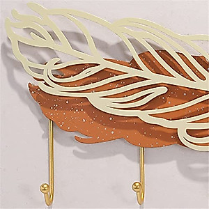 XDCHLK Clothes Hook Behind The Entrance Door Simply Porch Fashion Creative Iron Hooks Living Room Coat Hooks