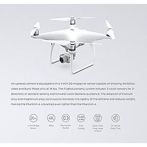 DJI Phantom 4 Advanced White (CP.PT.000689)