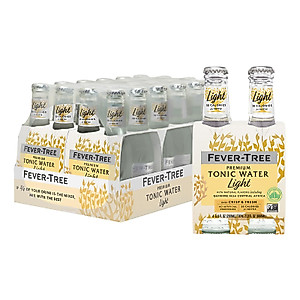 Fever-Tree Refreshingly Tonic Water, Light, 6.8 Fl Oz (Pack of 24)