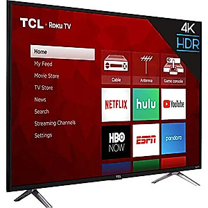 TCL 49" Class 49S403 (48.5" Diag.) 4K Ultra HD Roku LED LCD TV