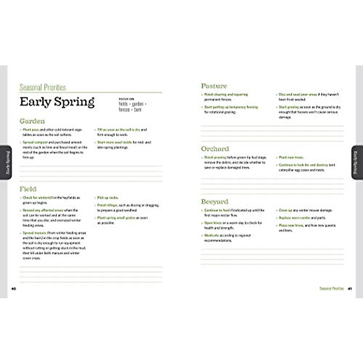 The Backyard Homestead Seasonal Planner: What to Do & When to Do It in the Garden, Orchard, Barn, Pasture & Equipment Shed