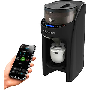 Baby Brezza Formula Pro Advanced WiFi Formula Dispenser Machine - Automatically Mix a Warm Formula Bottle Instantly - Easily Make Bottle with Automatic Powder Blending, Black