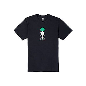 Burton Men's Standard Cartographer Short Sleeve T-Shirt, True Black, X-Large