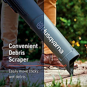 Husqvarna 230iB Battery Powered Cordless Leaf Blower, 136-MPH 650-CFM Electric Leaf Blower with Brushless Motor and Quiet Operation, 40V Lithium-Ion Battery and Charger Included