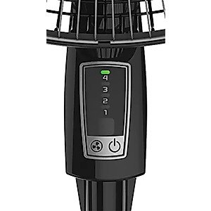 Lasko S18440 Performance 18-inch Oscillating Pedestal Standing Floor Fan with Remote Control and Adjustable Stand for Indoor, Bedroom, Living Room, Home Office & College Dorm Use – Black