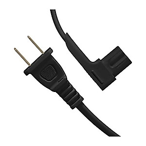 Vebner 19.5in Power Cord Compatible with Sonos One, Sonos One SL, Sonos Play-1 Speakers - Power Plug Cable (Short, Black)