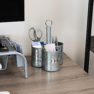 Mind Reader , Cutlery, Silverware Organizer, Utensil Caddy, Multi-Purpose Holder, One Size, Silver Metal