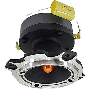 2X Gravity WZ40TW 2400 Watts Maximum Power Handling Warzone Series Heavy Duty Titanium Super Tweeter Loud Speaker 4-Ohms Aluminum Frame -2nd Gen