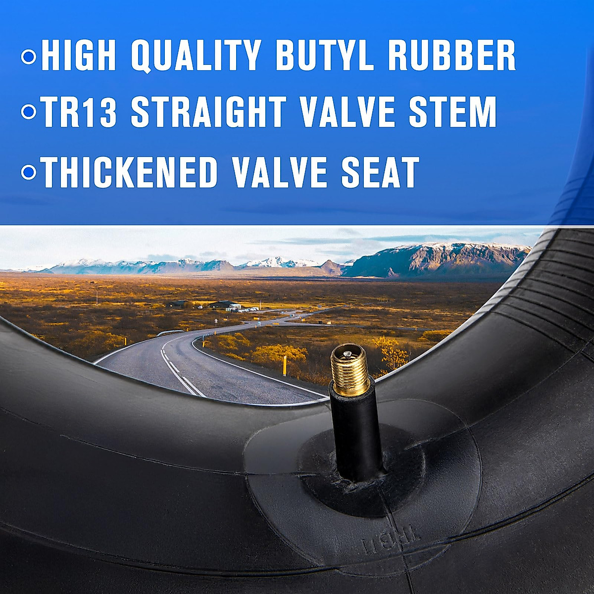 20x10-8,20x8-8,20x10.00-8,20x8.00-8 Premium Replacement Tire Inner Tubes(2 Packs)，for Riding Mower Lawn Tractor Snow Blower Golf Cart Garden Trailer,with TR13 Straight Valve Stem, by NAKAO