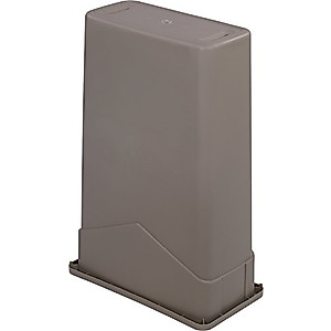 Carlisle FoodService Products 34202306 TrimLine Polyethylene Waste Container, 23 Gallon Capacity, 20" Length x 11" Width x 29.88" Height, Beige (Case of 4)