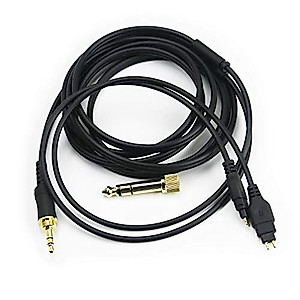 NewFantasia Replacement Audio Upgrade Cable Compatible with Sennheiser HD650, HD600, HD580, HD660S, HD58X, HD565, HD545, HD535, HD525, HD265, Massdrop HD6XX Headphones 1.5meters/4.9feet