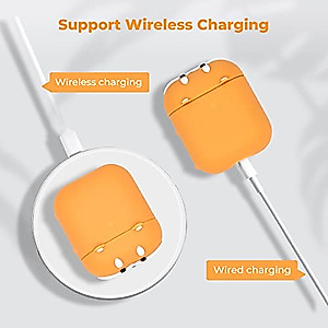 YONOCOSTA Cute Airpods Case, Airpods 2 Case, Corgi Dog Cool Funny 3D Animals Cartoon Puppy Shaped Full Protection Shockproof Soft Silicone Charging Case Cover Skin for Airpods 1st & 2nd Generation