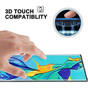 [2+2 Pack] Galaxy Note 10 Plus Screen Protector Include 2 Pack Tempered Glass Screen Protector +2 Pack Tempered Glass Camera Lens Protector,3D Curved,HD Clear for Samsung Galaxy Note 10 Plus