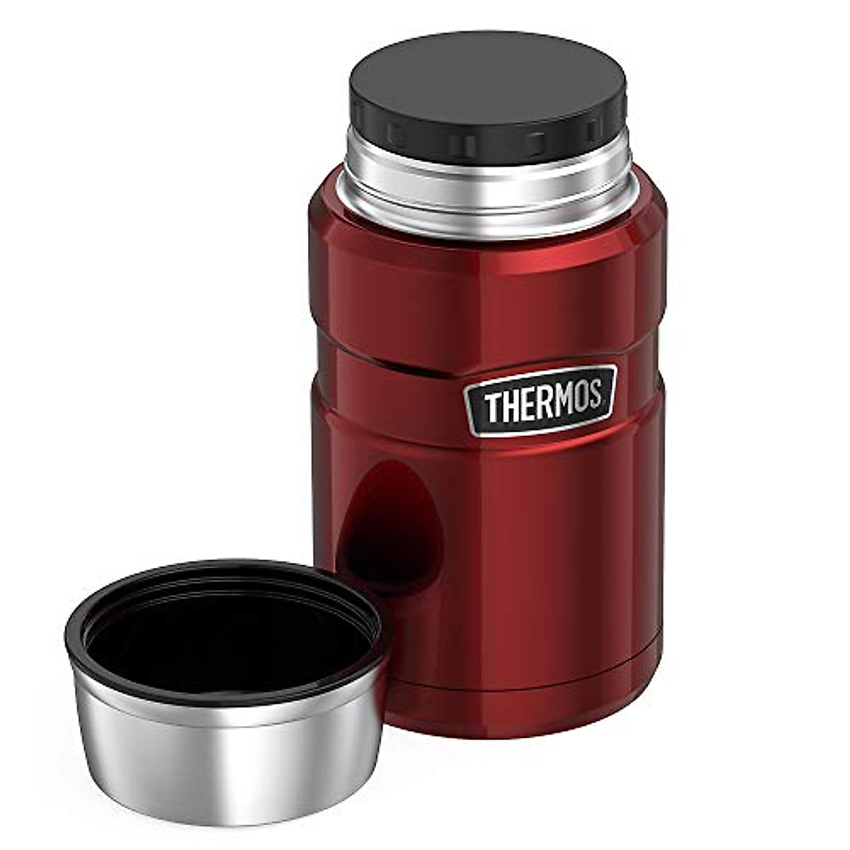 THERMOS Stainless King Food Flask 710ml, Cranberry Red