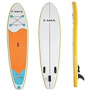 Fitmax Cloudsurfer 9'6" Inflatable Stand Up Paddle Board Extra Wide Design With Triple Bottom Fins