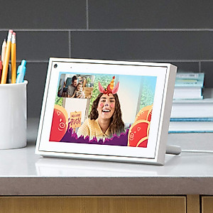 Portal Mini White 8" from Facebook. Smart, Hands-Free Video Calling with Alexa Built-in