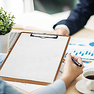 Clipboards, PANDRI 26 Pack Hardboard Office Clipboards, Low Profile Clip, Standard A4 Letter Size, Classroom Supplies, ECO Friendly