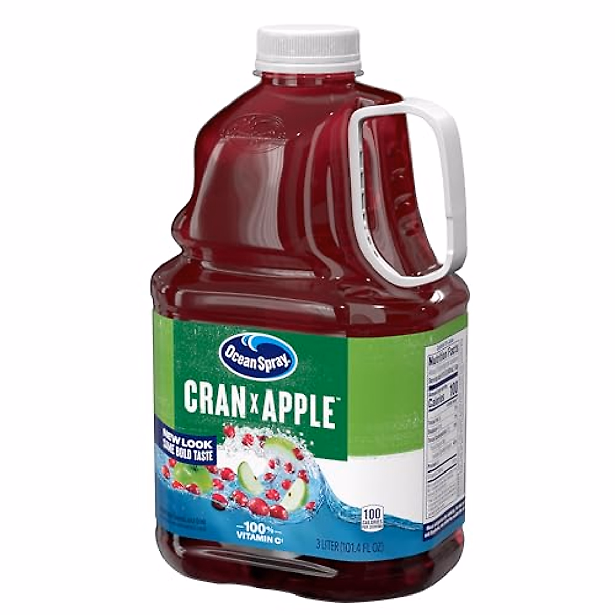 Ocean Spray® Cran-Apple™ Cranberry Apple Juice Drink, 101.4 Fl Oz Bottle (Pack of 1)