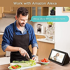 litokam Little elf Camera, 1080P Indoor Security Camera for Baby / Elder, Pet Camera with Motion Detection, Night Vision, 2-Way Audio, 360 Degree Wireless Camera, WiFi Camera Work with Alexa