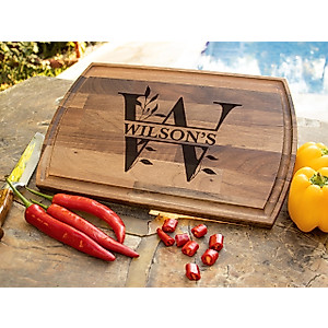 Charcuterie Board | Personalized Cutting Board | Custom Cutting Board | Serving Board | Engraved Cutting Board | Custom Wedding Gift | Cutting Boards For Kitchen Dishwasher Safe (Arched)