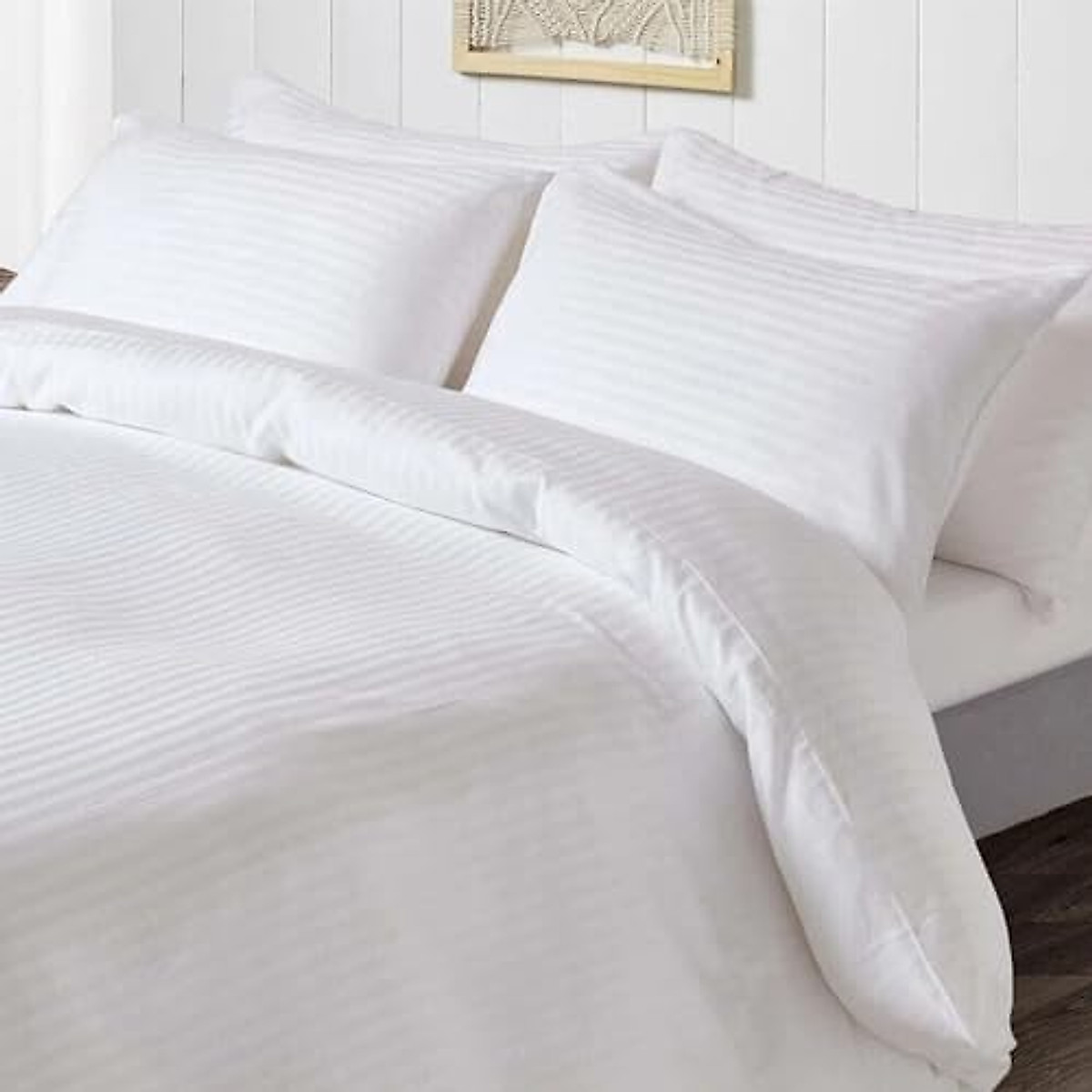 FZZOR Extra Flat Soft Pillows Queen Size set of 4, 4 Pack Bed Pillow with Premium Soft Plush Down Alternative Fill for Back,Stomach or Side Sleepers,20x30in