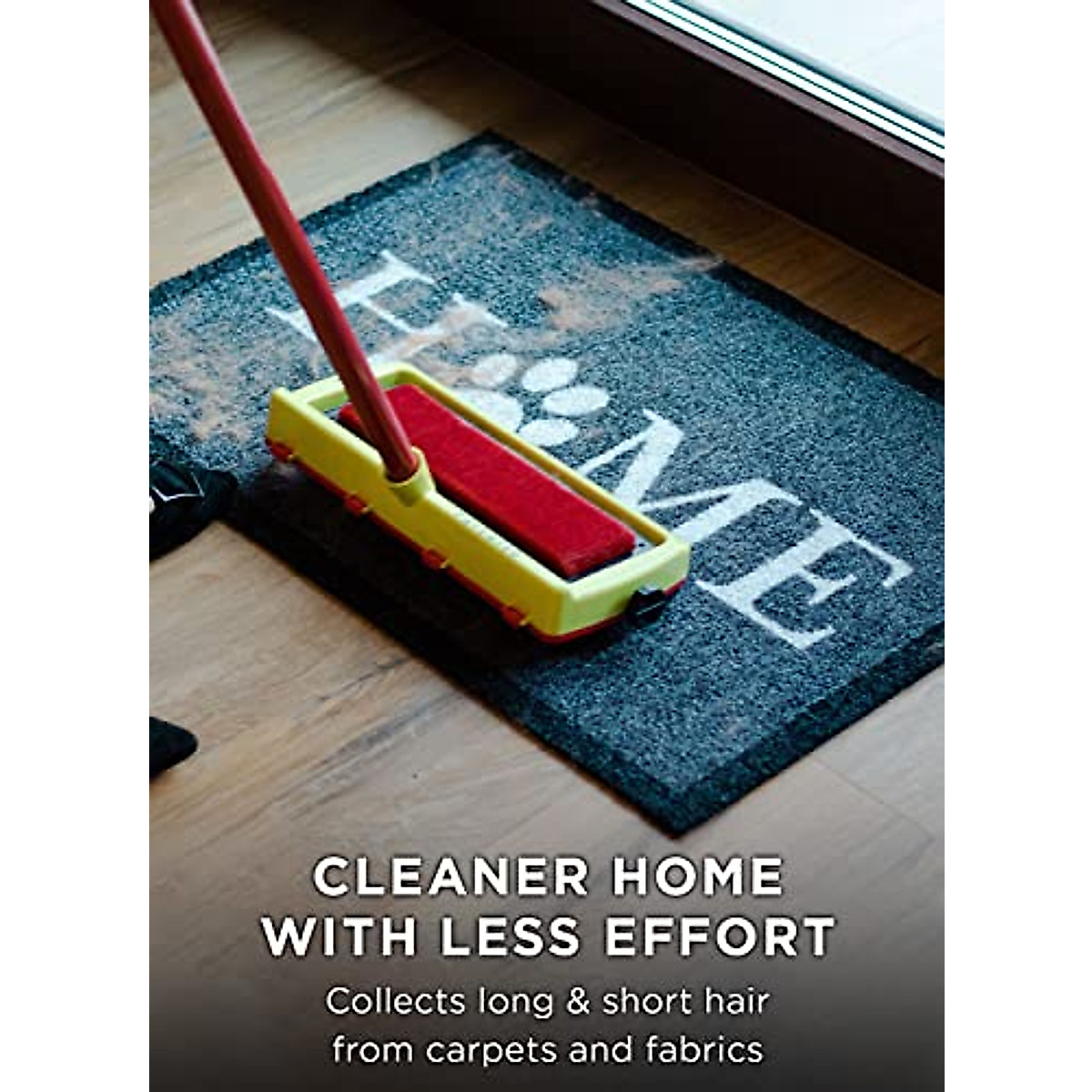 LeBRUSH 2.0 Pet Hair Remover for Carpet for Short & Long Cat, Dog Hair | Remover for Carpet & Couch, Carpet Rake, Pet Hair Removal Tool, Carpet Broom, Pet Hair Rake, Dog Fur Remover