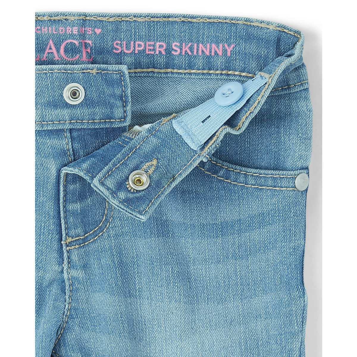 The Children's Place,baby-girls,And Toddler Girls Super Skinny Jeans,Blueberry Wash/Lt Blue Jay Wash/Md Royal Blue Wash 3 Pack,4T