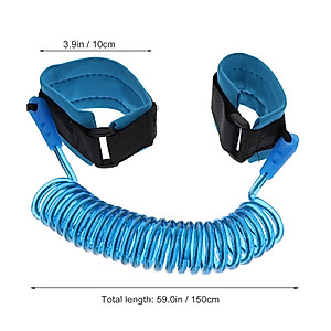 Toddmomy 2pcs Anti-Lost Wrist Strap Kids Wrist Link Child Working Safety Harness Child Rope Leash Child Walking Strap Kids Wristband Elastic Rope Toddler Baby Polyester Connection Harness