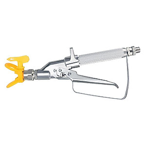 Airless Paint Spray Gun Sprayer High Pressure 3600 PSI 517 TIP (Silver)