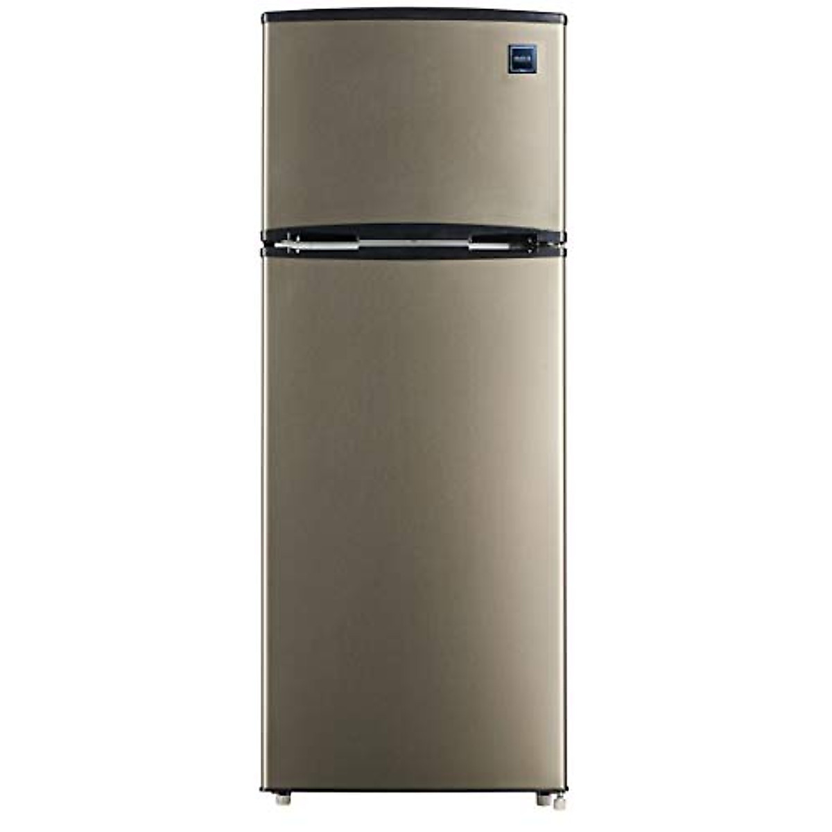 RCA RFR725 2 Door Apartment Size Refrigerator with Freezer, Stainless,7.5 cu ft