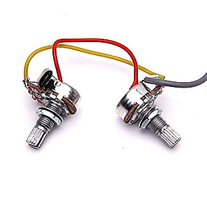 Electric Guitar Circuit Wiring Kit Guitar Circuit Wiring Harness Kit with 3 Box Toggle Pickup Selector 2V/2T/1J fit for LP Electric Guitar