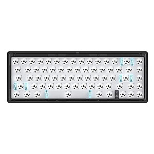 Misaso GAS67 Customized Mechanical Keyboard Kit Hot Swap Axis Wired Gasket Structure RGB Backlight Gaming Keyboard White