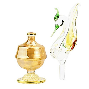 NileCart Swan Figurine Egyptian perfum bottle Hnadmade in Egypt