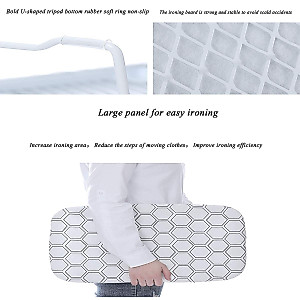 Ironing Board,Tabletop Ironing Board with Folding Legs, Countertop Ironing Board with Cotton Cover, Easy to Transport and Store in Small Spaces. Portable Ironing Board for Sewing,Household, Dorm