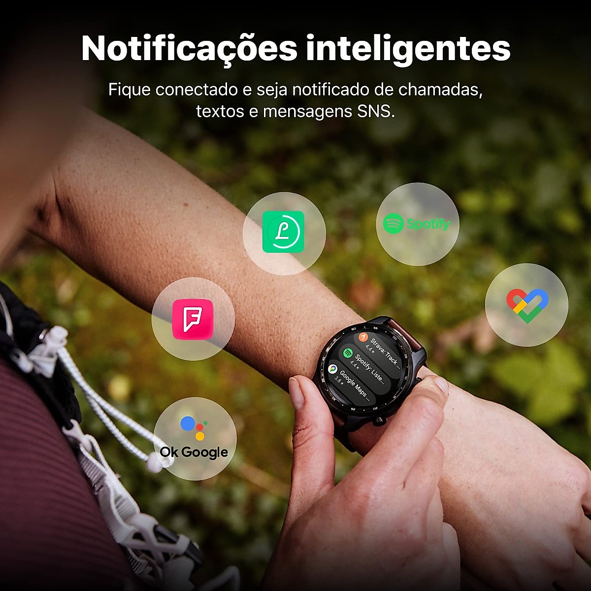 Ticwatch Pro 3 Ultra GPS Smartwatch Qualcomm SDW4100 and Mobvoi Dual Processor System Wear OS Smart Watch for Men Fatigue Assessment 3-45 Days Battery NFC Mic Speaker iOS Android Compatible