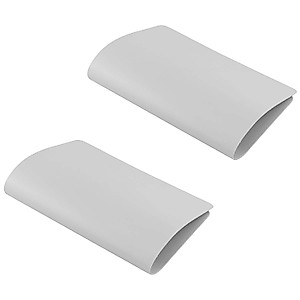 DGZZI PVC Repair Patch 2PCS 200x130x2mm Gray PVC Waterproof Raft Patches for Inflatable Boat Kayak Rib Canoe